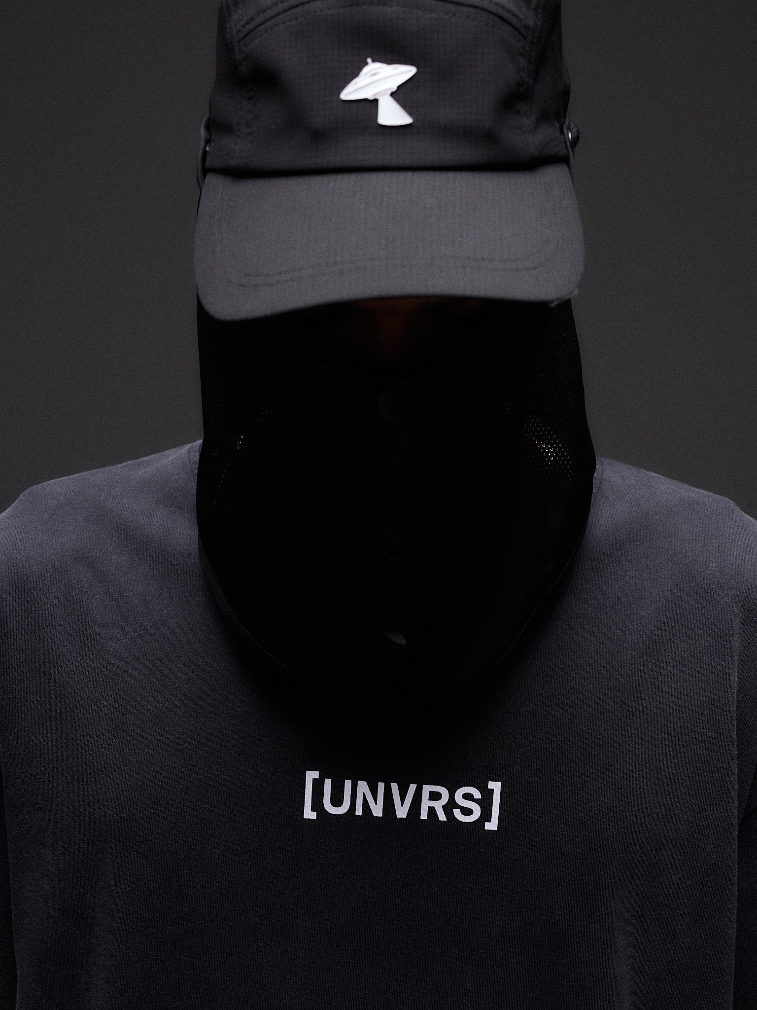[UNVRS] | Washed Black Core Logo T-Shirt | Oversized | Dark Grey | Acid ...